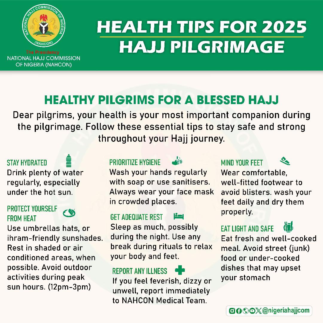 NAHCON to pilgrims: Don’t compromise your health – Hajj Panorama